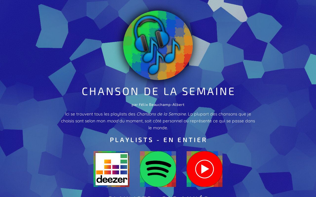 Chanson de la Semaine